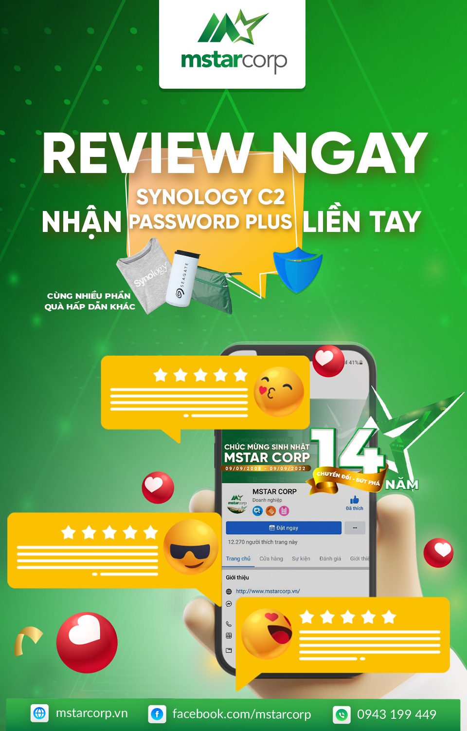 CHÚC MỪNG SINH NHẬT MSTAR CORP 14 NĂM CHUYỂN ĐỔI - BỨT PHÁ - Mstar Corp