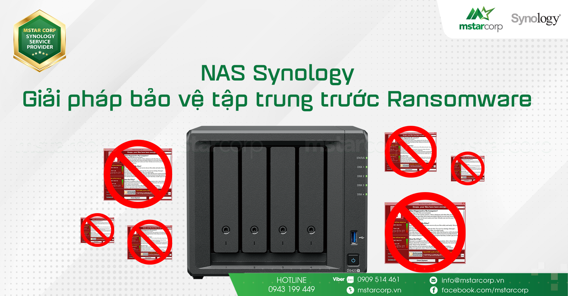 NAS Synology - Giải pháp bảo vệ tập trung, phòng chống ransomware|Mstar ...