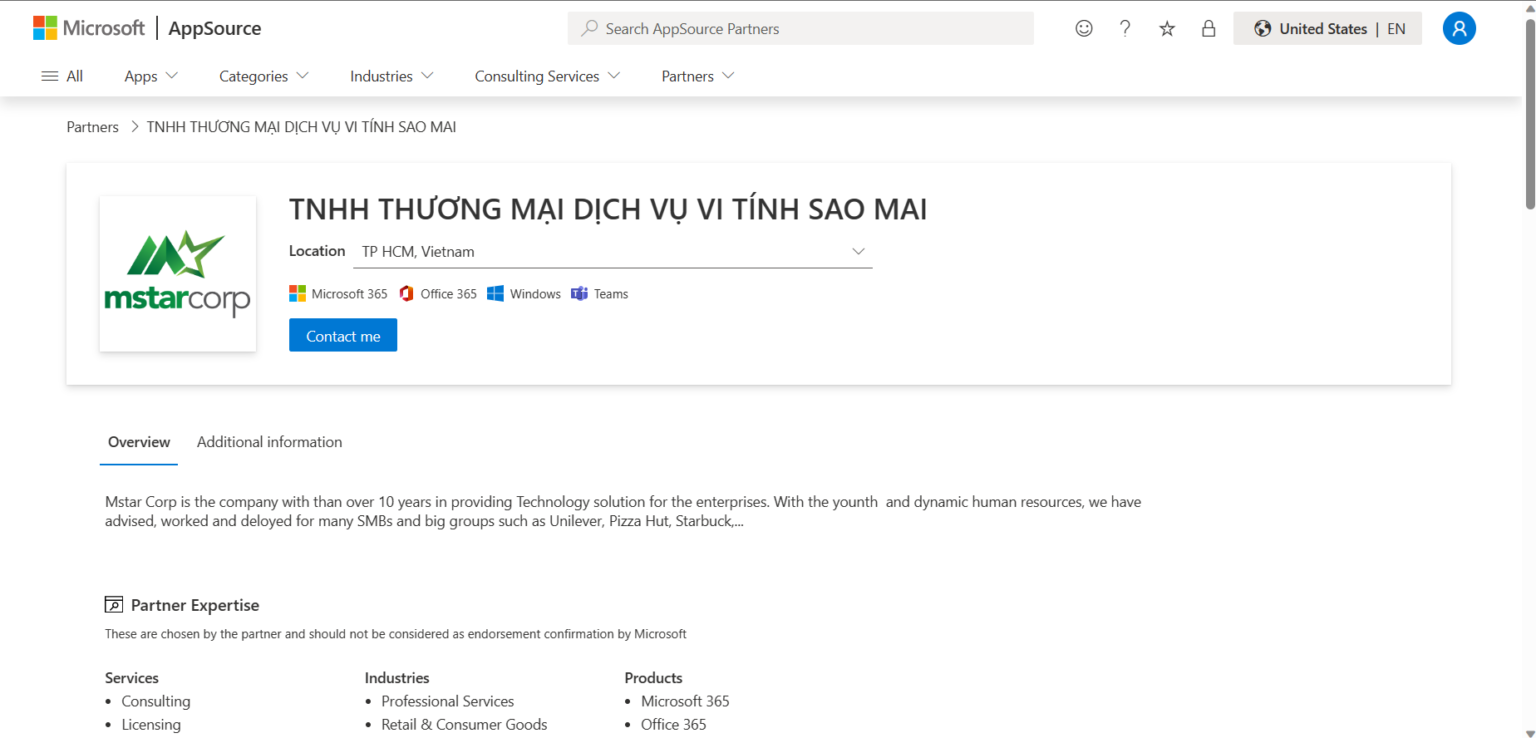 Mstar Corp là Microsoft Partner tại Việt Nam | Mstar Corp