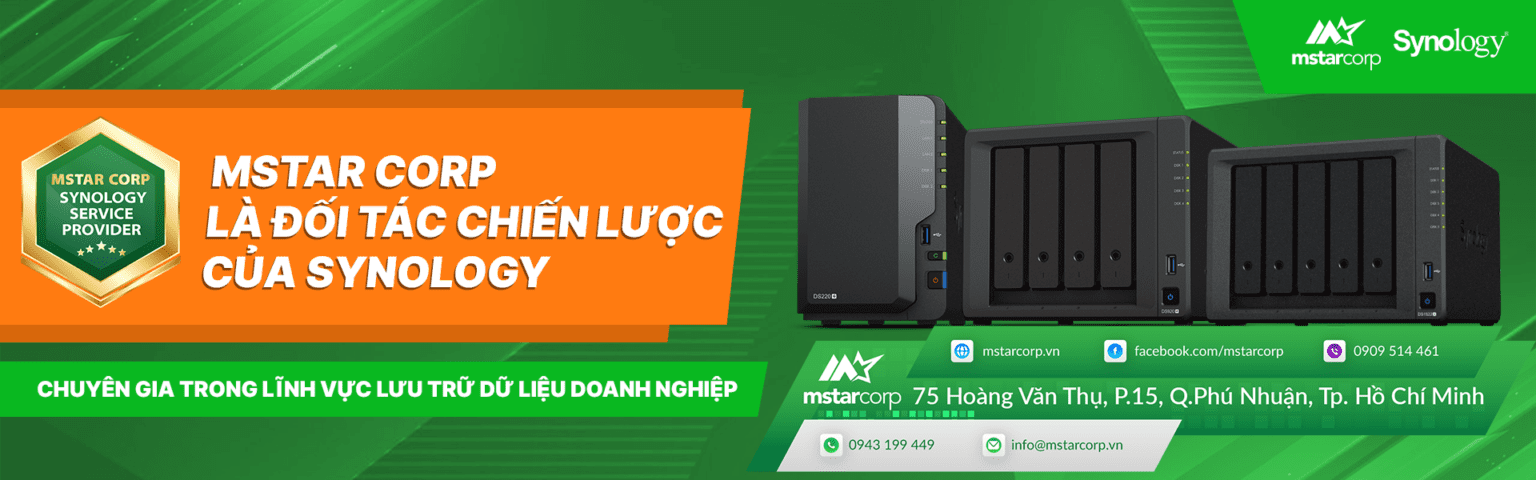 Miễn phí Hướng dẫn 9 bước cài đặt khi mua NAS Synology tại Mstar Corp|Mstar Corp