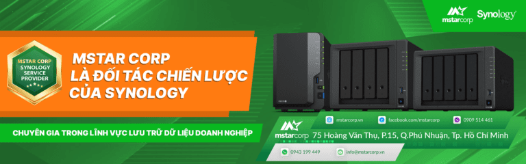 Miễn phí Hướng dẫn 9 bước cài đặt khi mua NAS Synology tại Mstar Corp ...