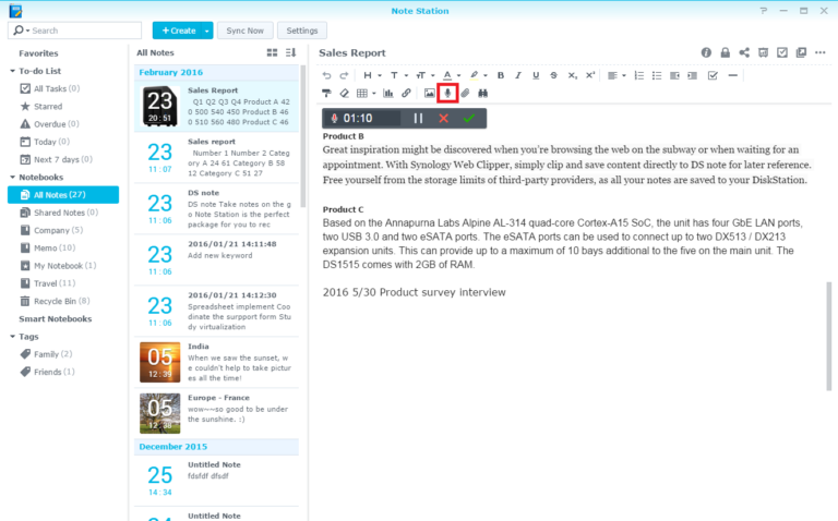 Note Station là gì? 5 tính năng trong giúp tăng năng xuất | Mstar Corp