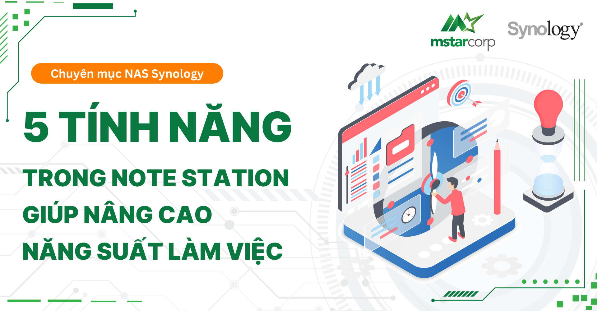5 tính năng trong Note Station - Tăng năng xuất | Mstar Corp