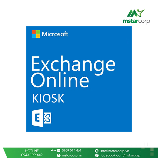 Microsoft Exchange Online Kiosk gói 1 năm - Mstar Corp