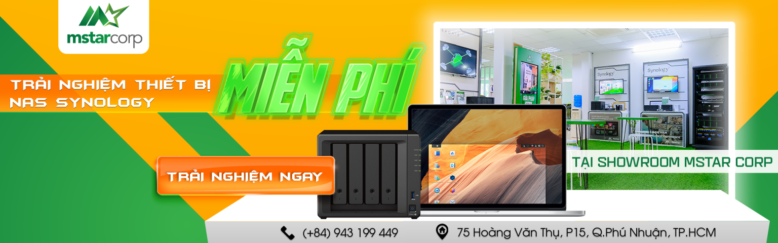 Miễn phí Hướng dẫn 9 bước cài đặt khi mua NAS Synology tại Mstar Corp ...