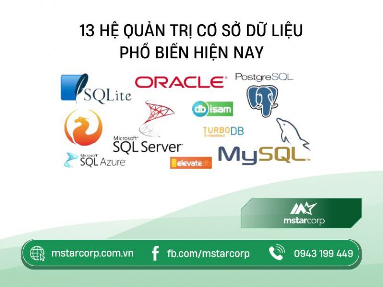 Hệ quản trị cơ sở dữ liệu: Vai trò, thành phần & 13 CSDL phổ biến hiện nay