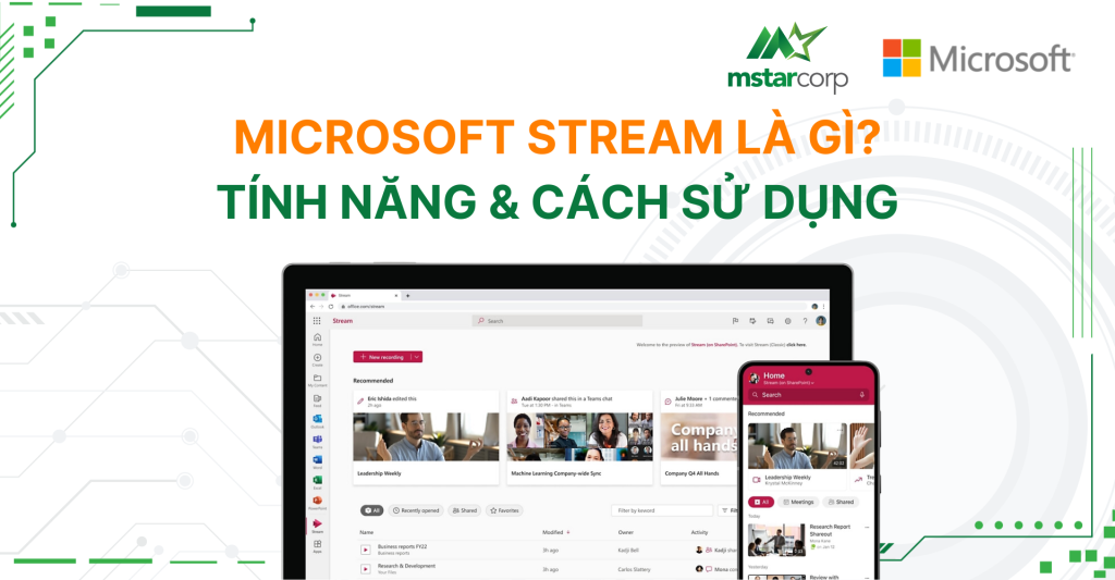 Microsoft Stream là gì? Tính năng & Cách sử dụng | Mstar Corp