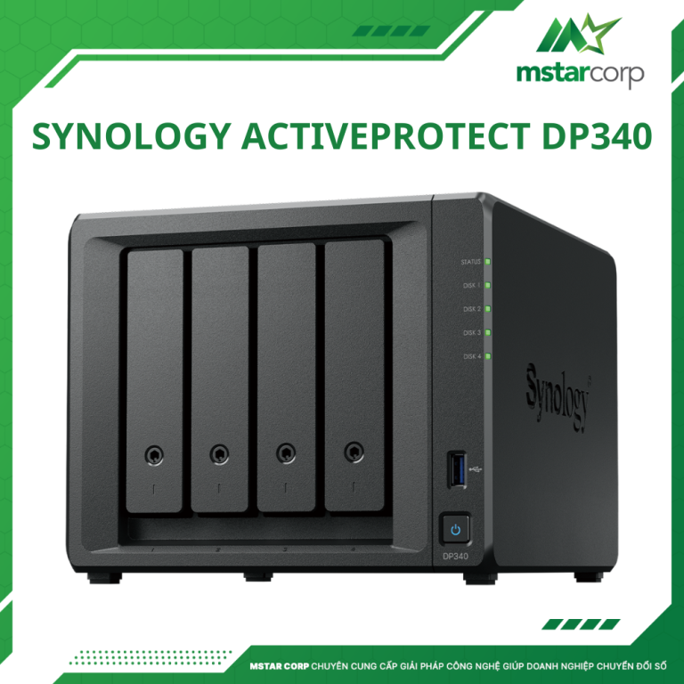 Thiết bị sao lưu ActiveProtect Synology DP340 | Mstar Corp