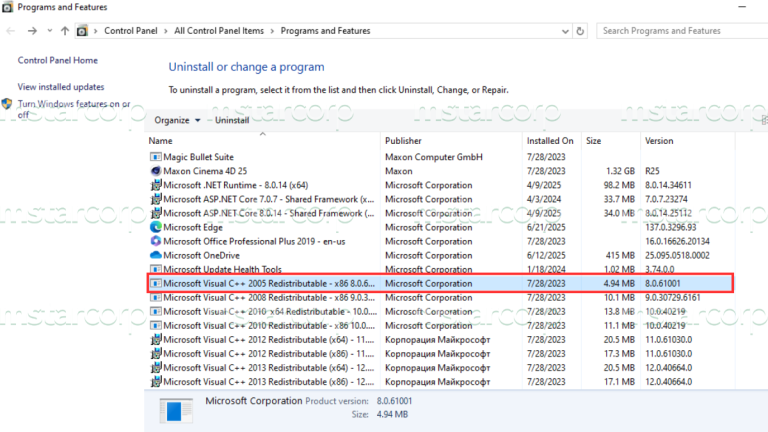 10 cách khắc phục lỗi Microsoft Visual C++ Runtime Library | Mstar Corp