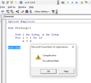 7 cách sửa lỗi Microsoft Visual Basic for Applications | Mstar Corp